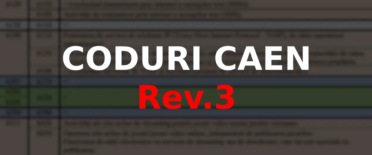 Cum să modifici codurile CAEN de la Rev.2 la Rev.3 | RO-BIT - Agenție de servicii digitale